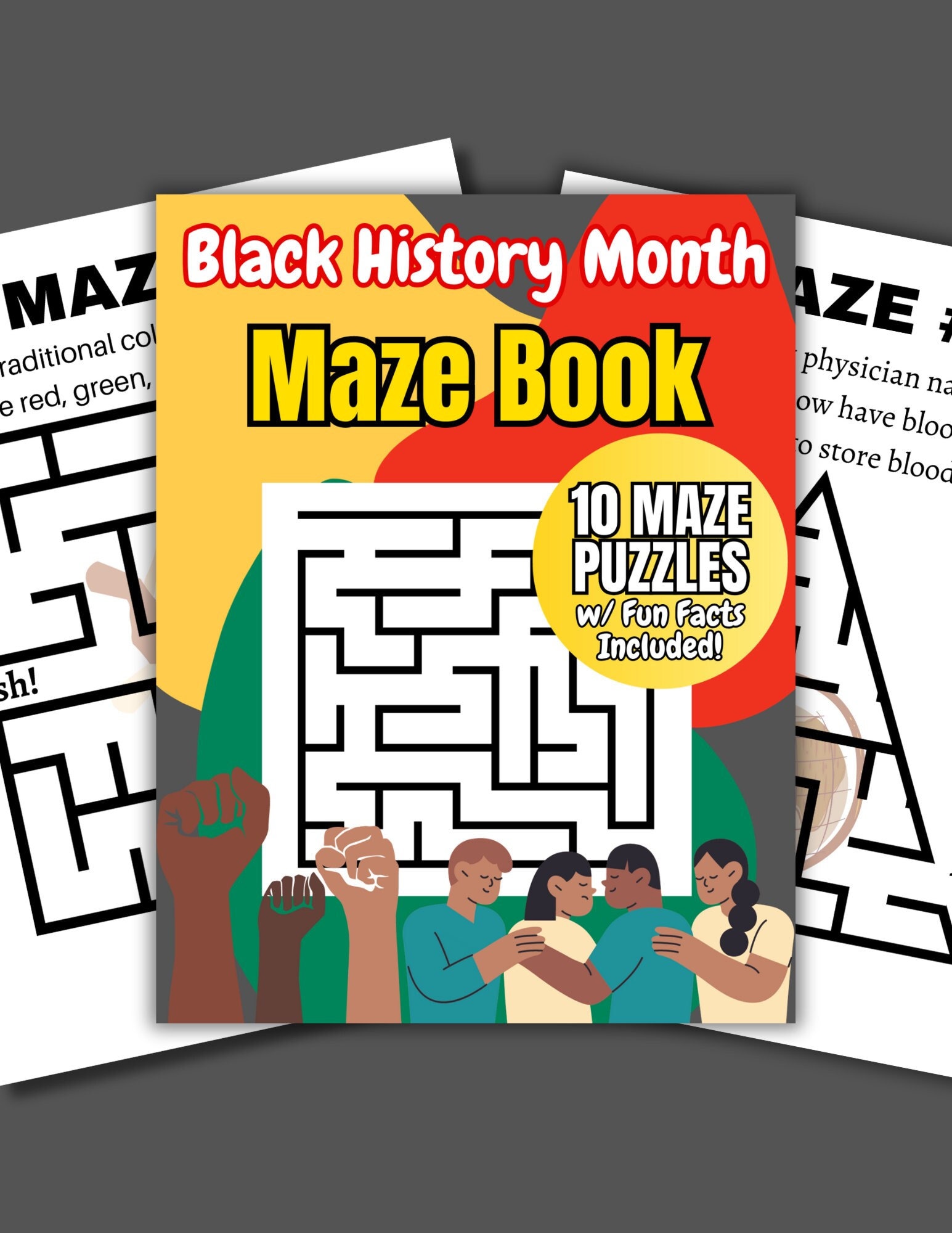 Black History Month Maze Activity Booklet, Learn About Black History ...