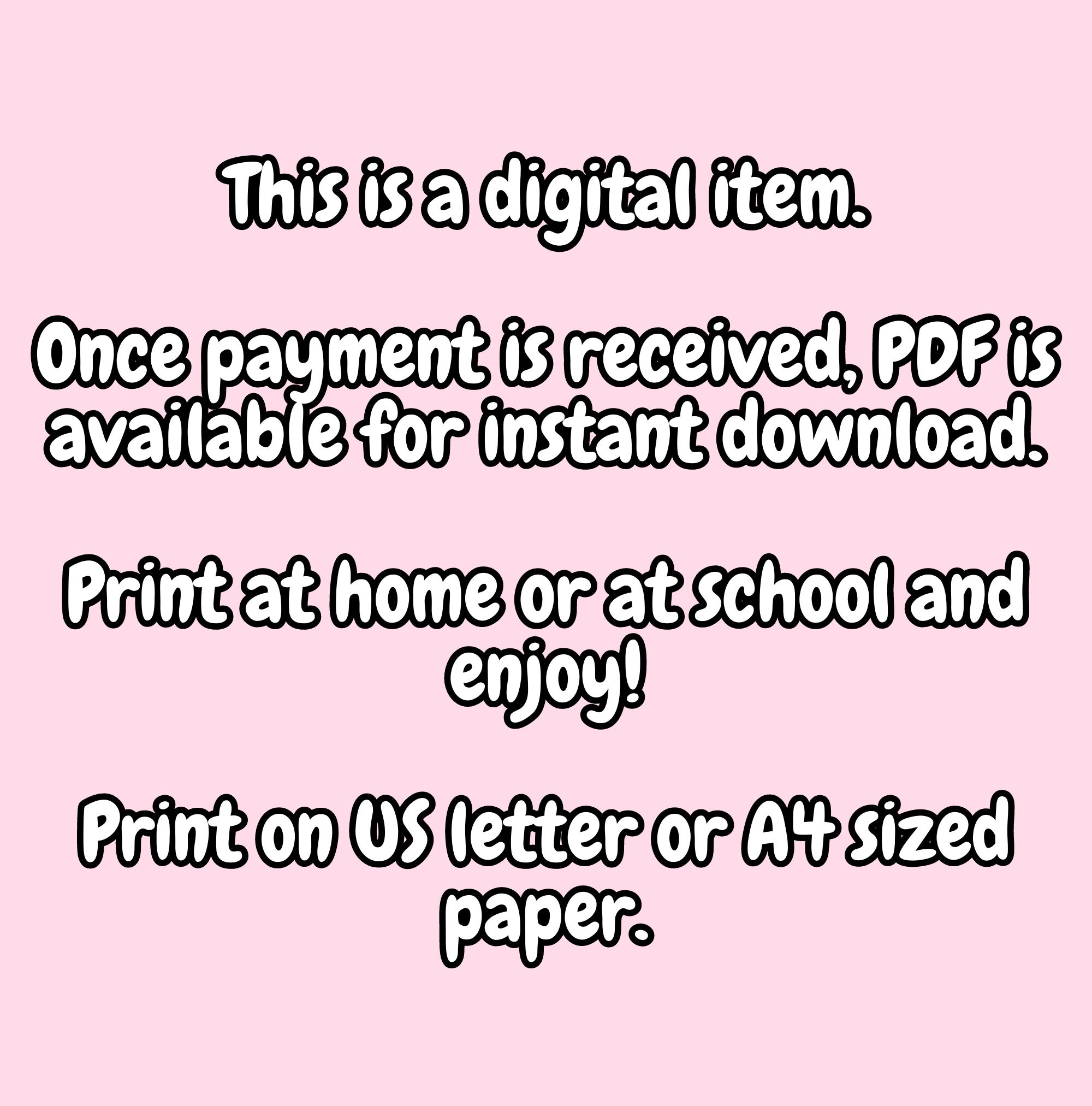 Pink Word Search Puzzles Pink Word Find Game Printable - Etsy