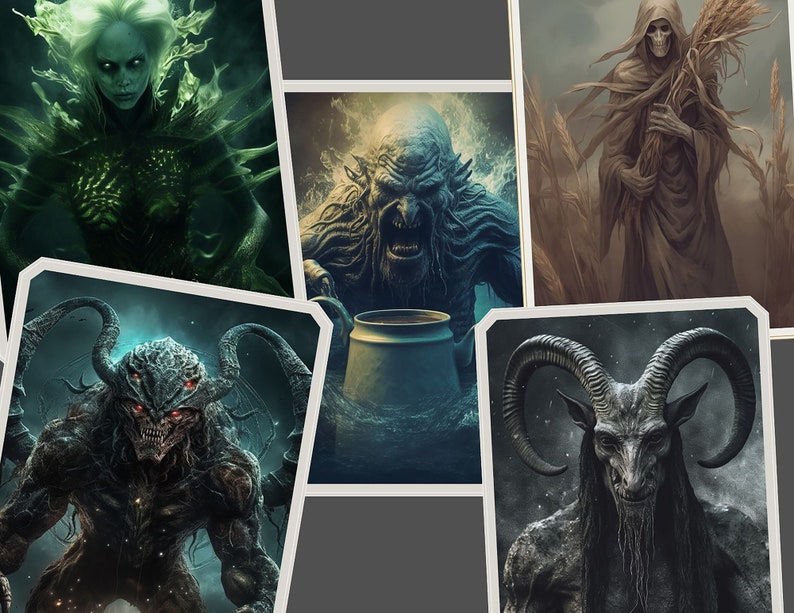 Zodiac Inspired Horror Clipart Pack - 24 Images, 2 of Each Sign | PNG ...