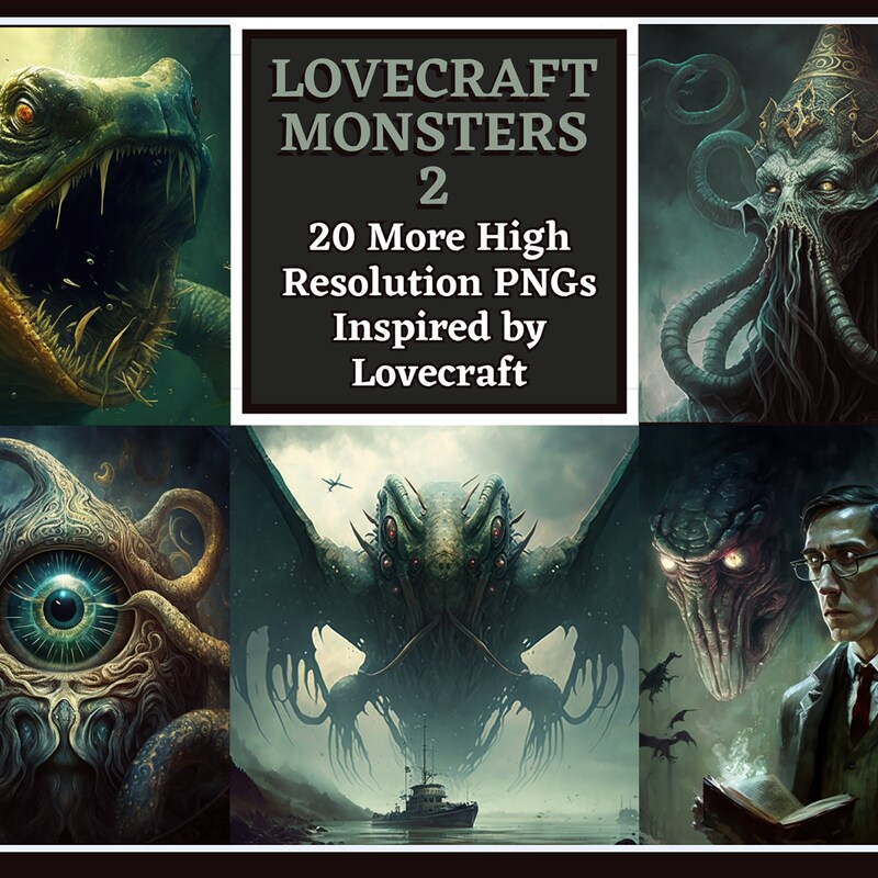 Lovecraftian Art - Etsy
