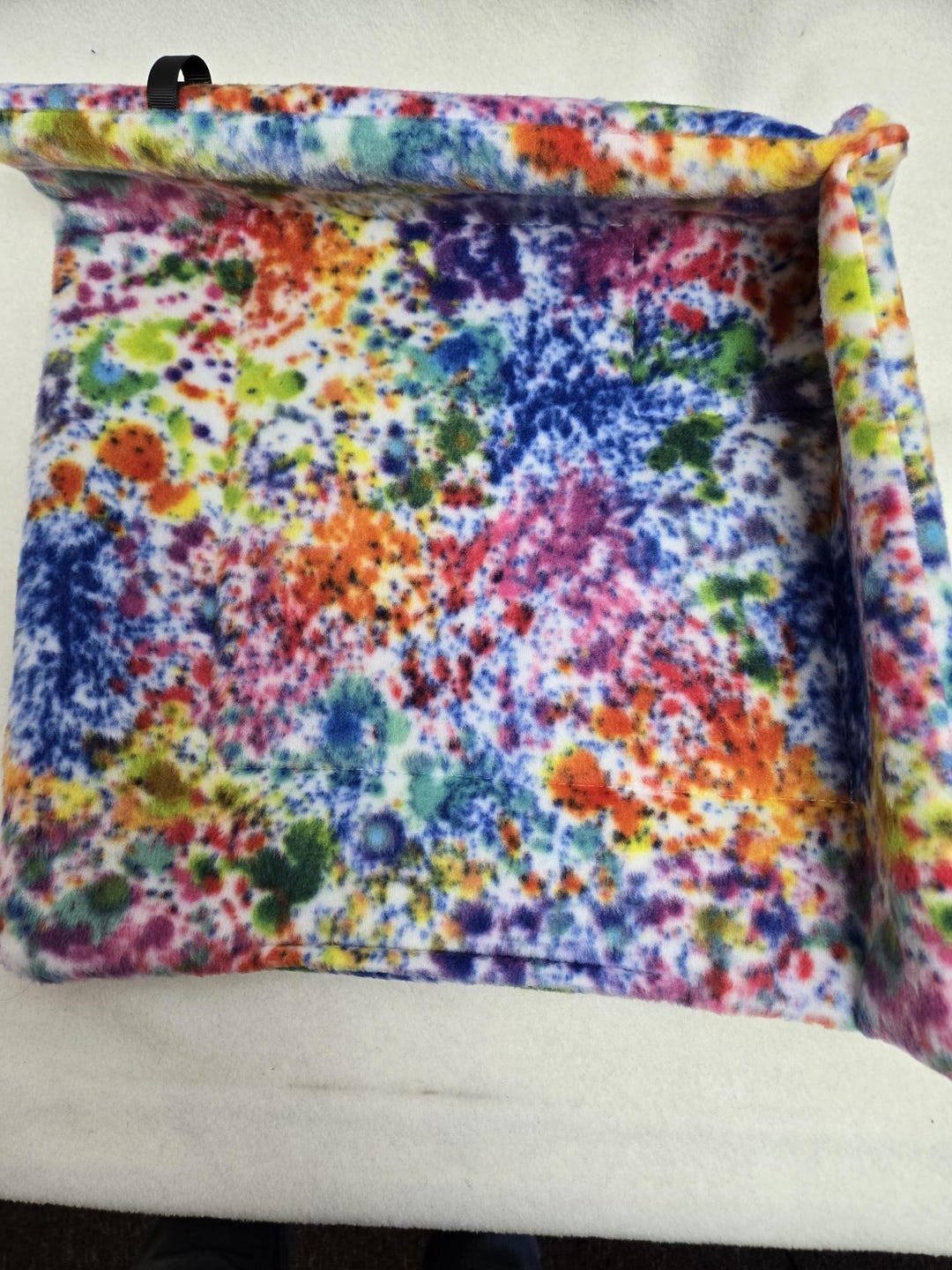 REVERSIBLE Cage Liners-paint Splatter-fleece Cage Liners, Corner Hidey ...