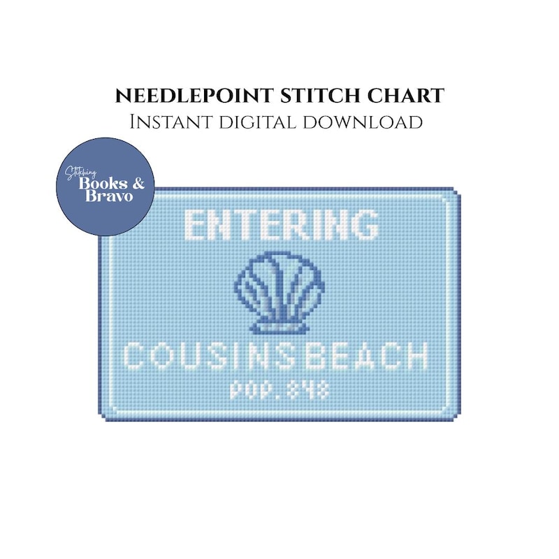 Beach Needlepoint - Etsy
