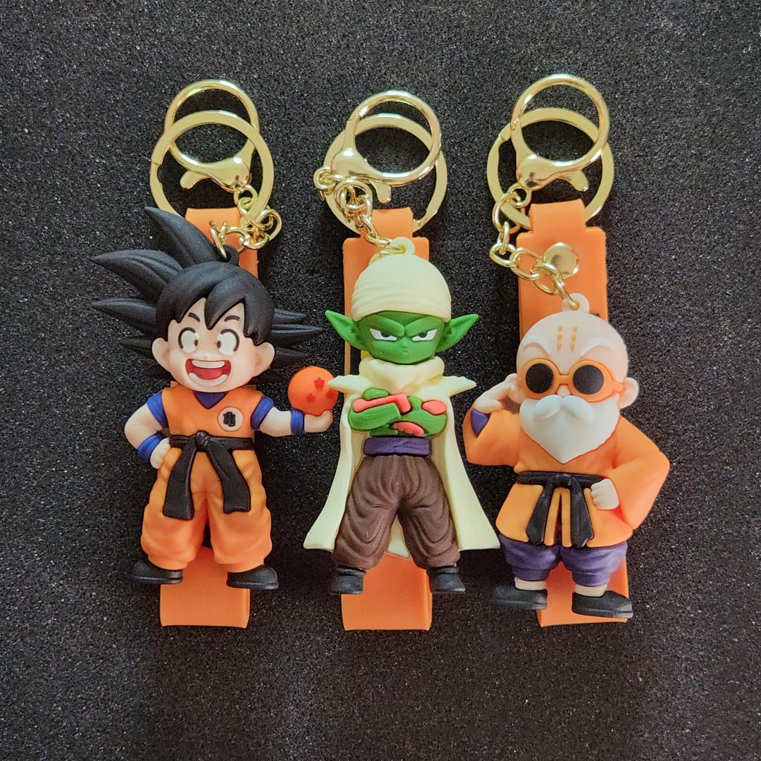 Dragon Ball Z Keychains Goku Vegeta Anime Gift for Fans Collectible Bag ...