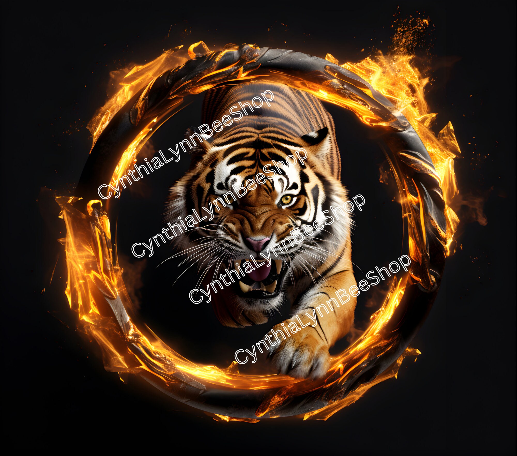 Tiger Tumbler Wrap,3d Tiger Wrap 20 Oz. Straight Tumbler Sublimation ...