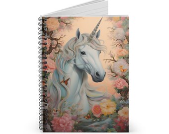 Unicorn Notebook Personalised Note Book Pad, A5 Girls Childrens Childs ...
