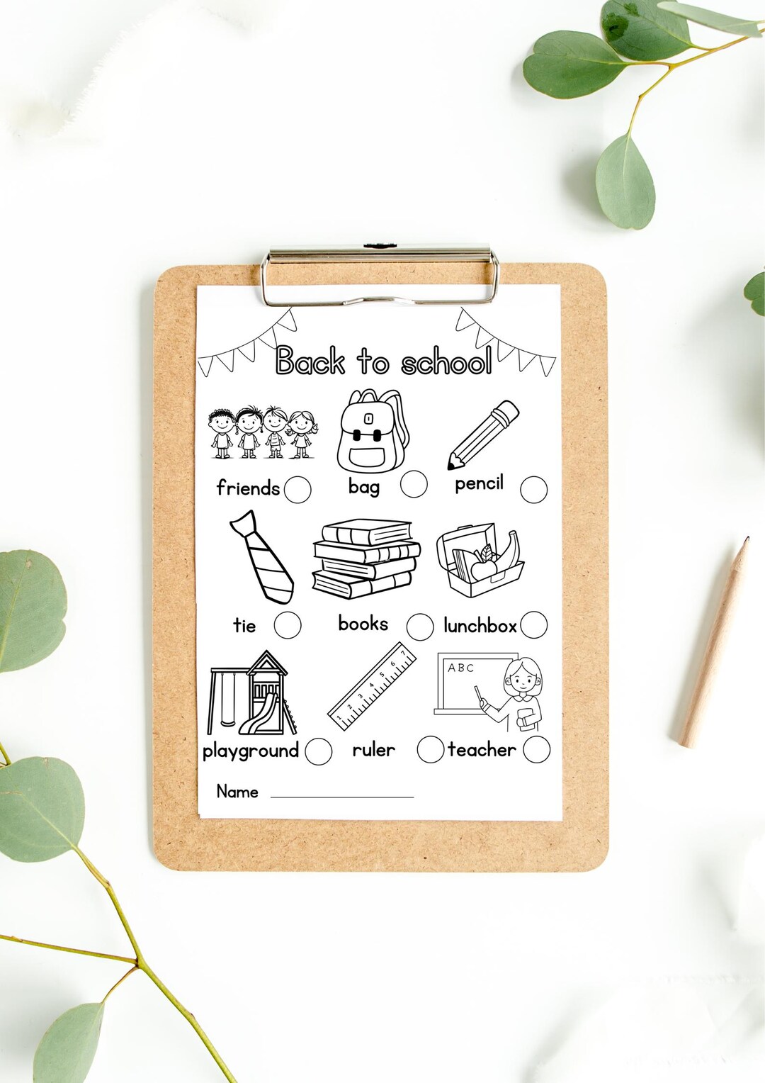 Back to School Scavenger Hunt - Etsy
