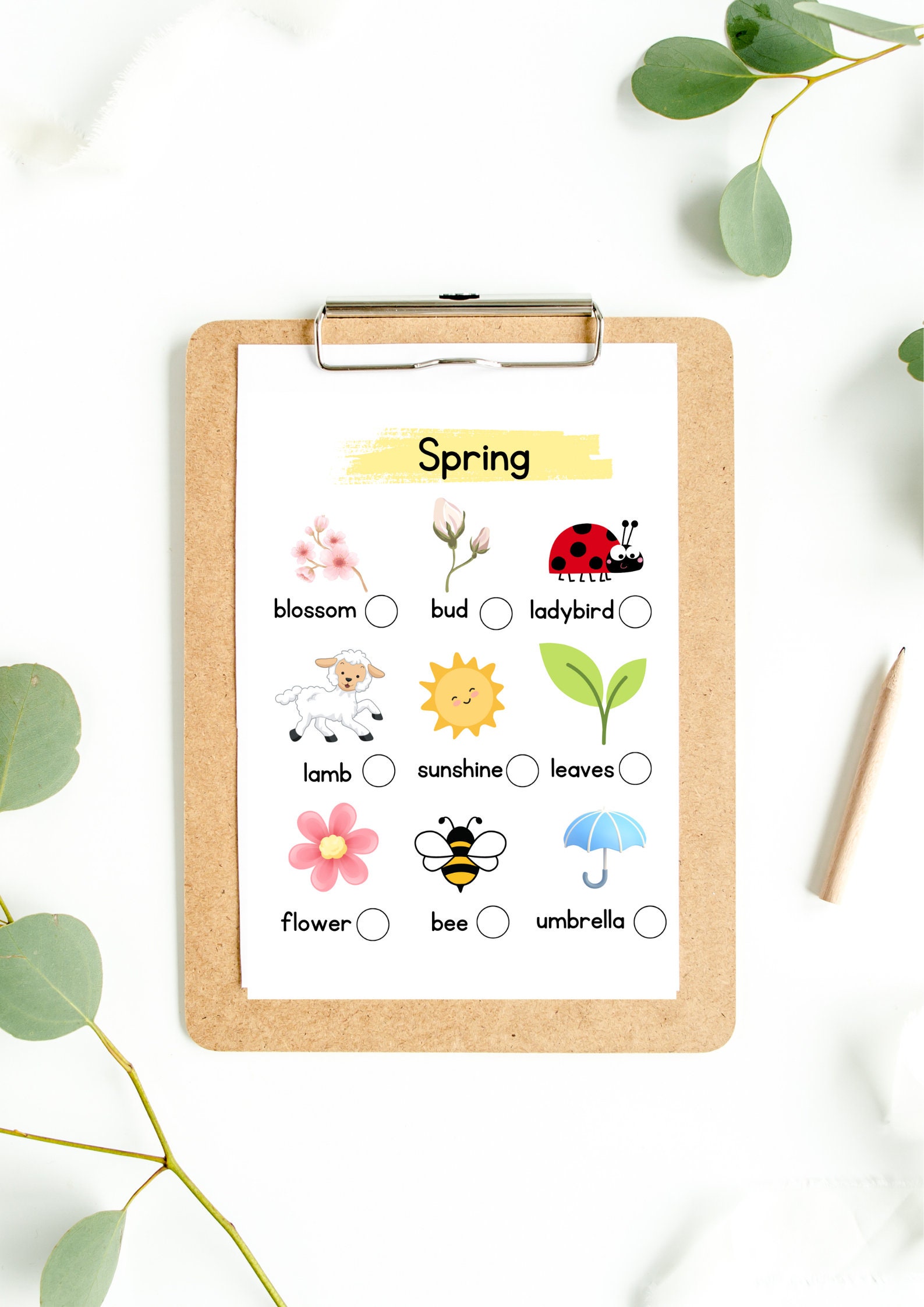 Spring Scavenger Hunt - Etsy