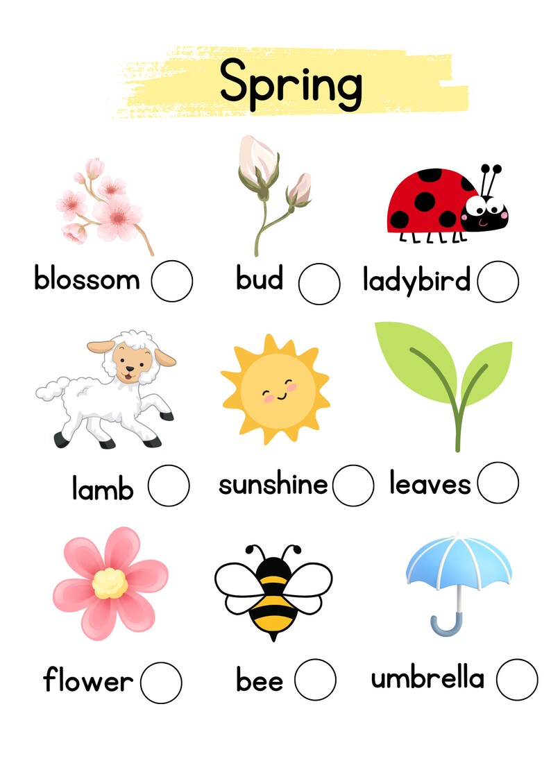 Spring Scavenger Hunt - Etsy