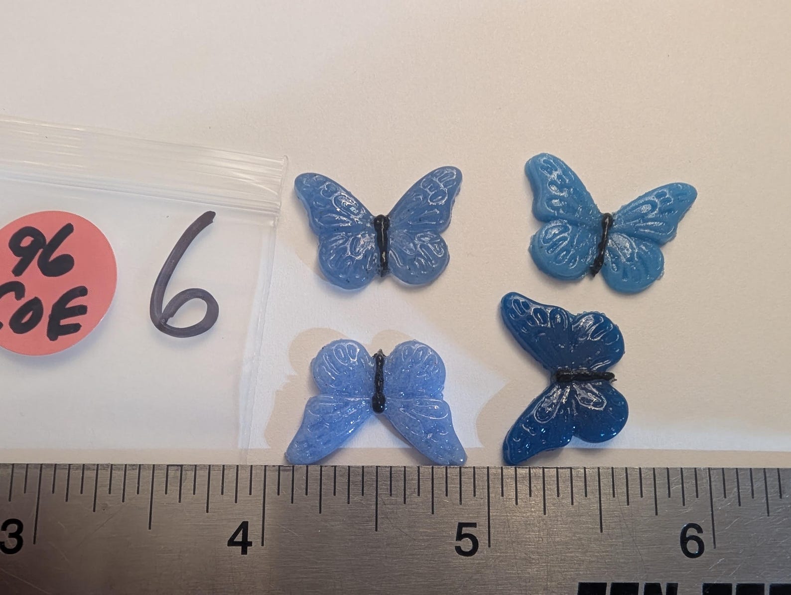 96 Coe Fused Glass Butterflies, Fusing, Embellishments, Mosaic - Etsy