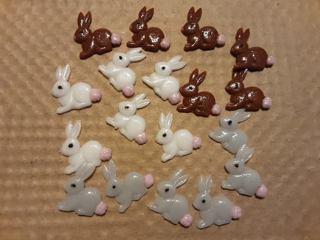 96 Coe Fused Glass Rabbits, Fusing, Embellishments, Mosaic - Etsy