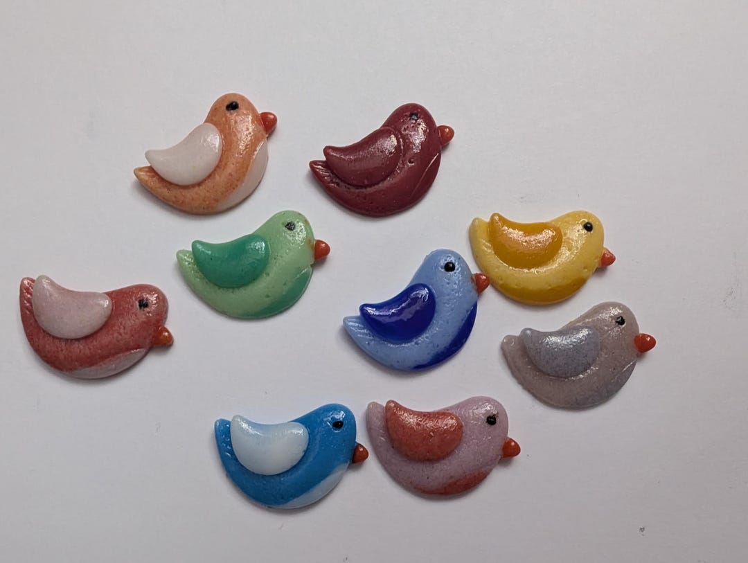 96 Coe Little Bird Mix, Fusing, Embellishments, Mosaic - Etsy