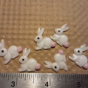 96 Coe Fused Glass Rabbits, Fusing, Embellishments, Mosaic - Etsy