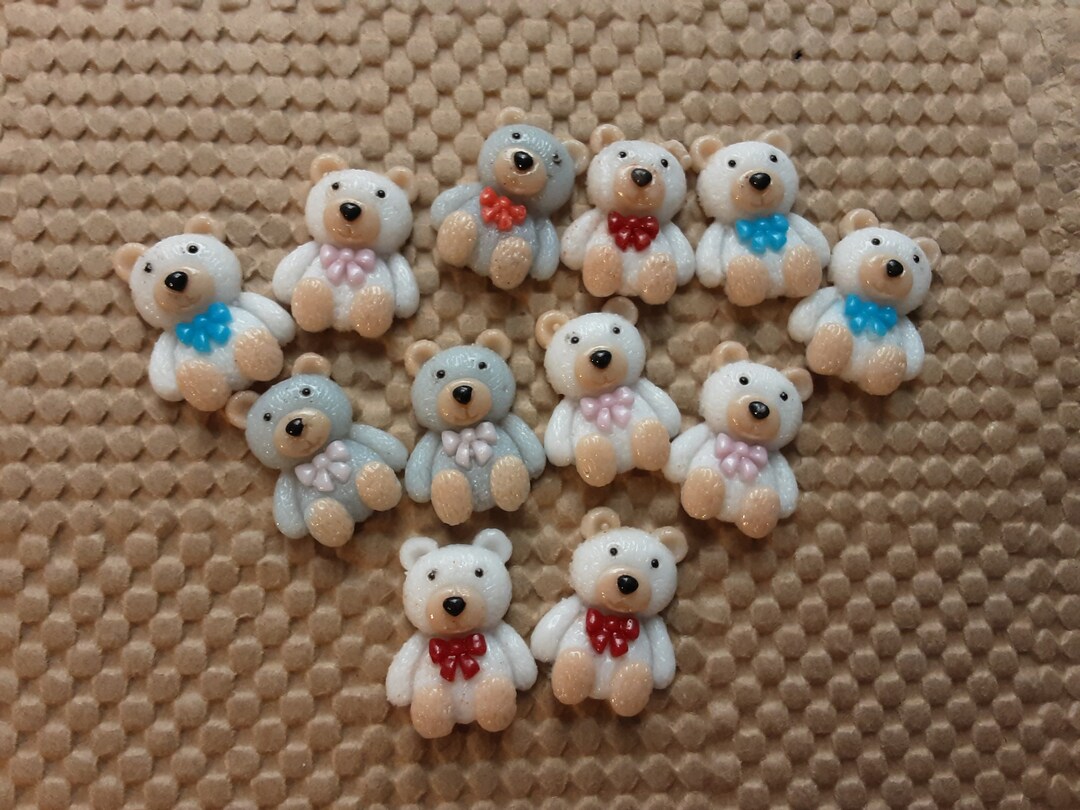96 Coe Fused Glass Teddy Bears, Fusing, Embellishments, Mosaic - Etsy