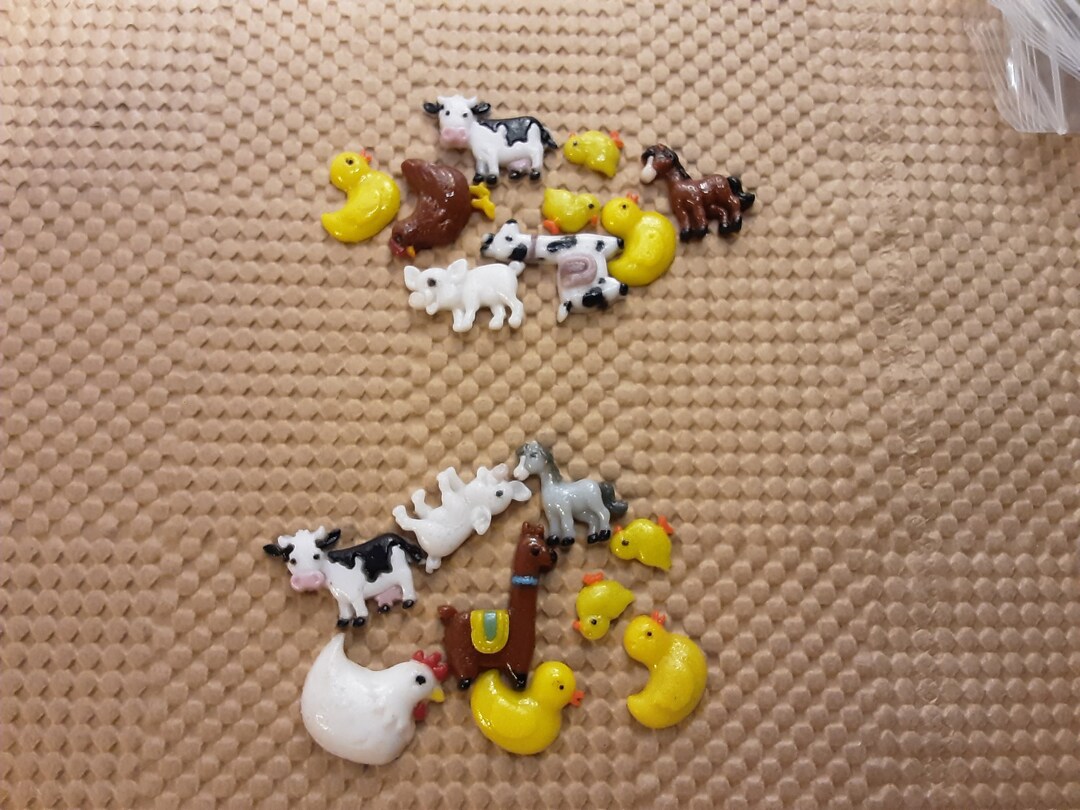 96 Coe Fused Glass Farm Animal Mix, Fusing, Embellishments, Mosaic - Etsy