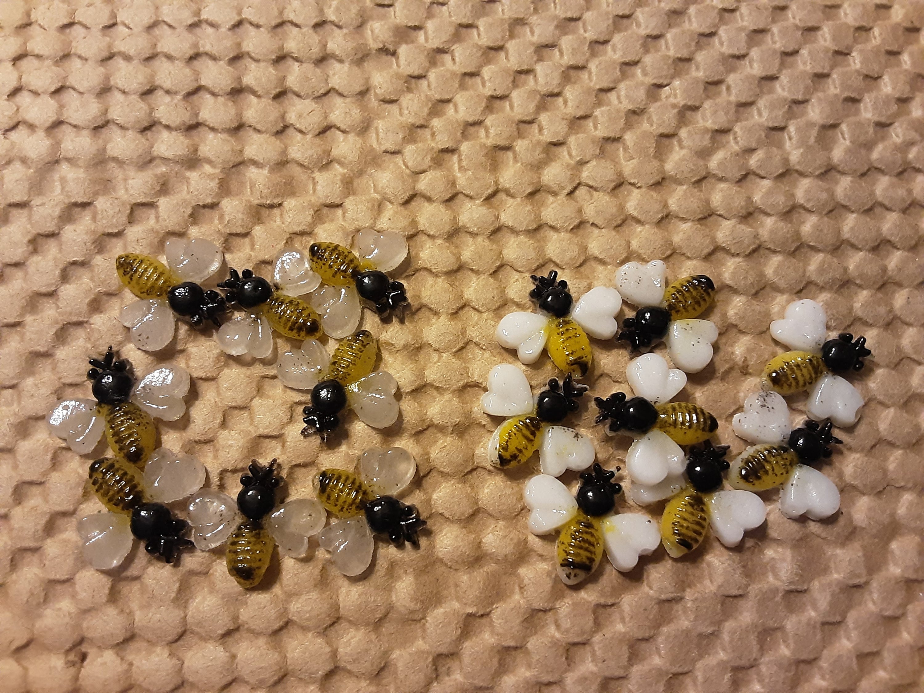 96 Coe Fused Glass Bees, Fusing, Embellishments, Mosaic - Etsy