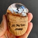 Hydrangea Flower Resin and Wood Engagement Ring Box, Engagement Ring ...
