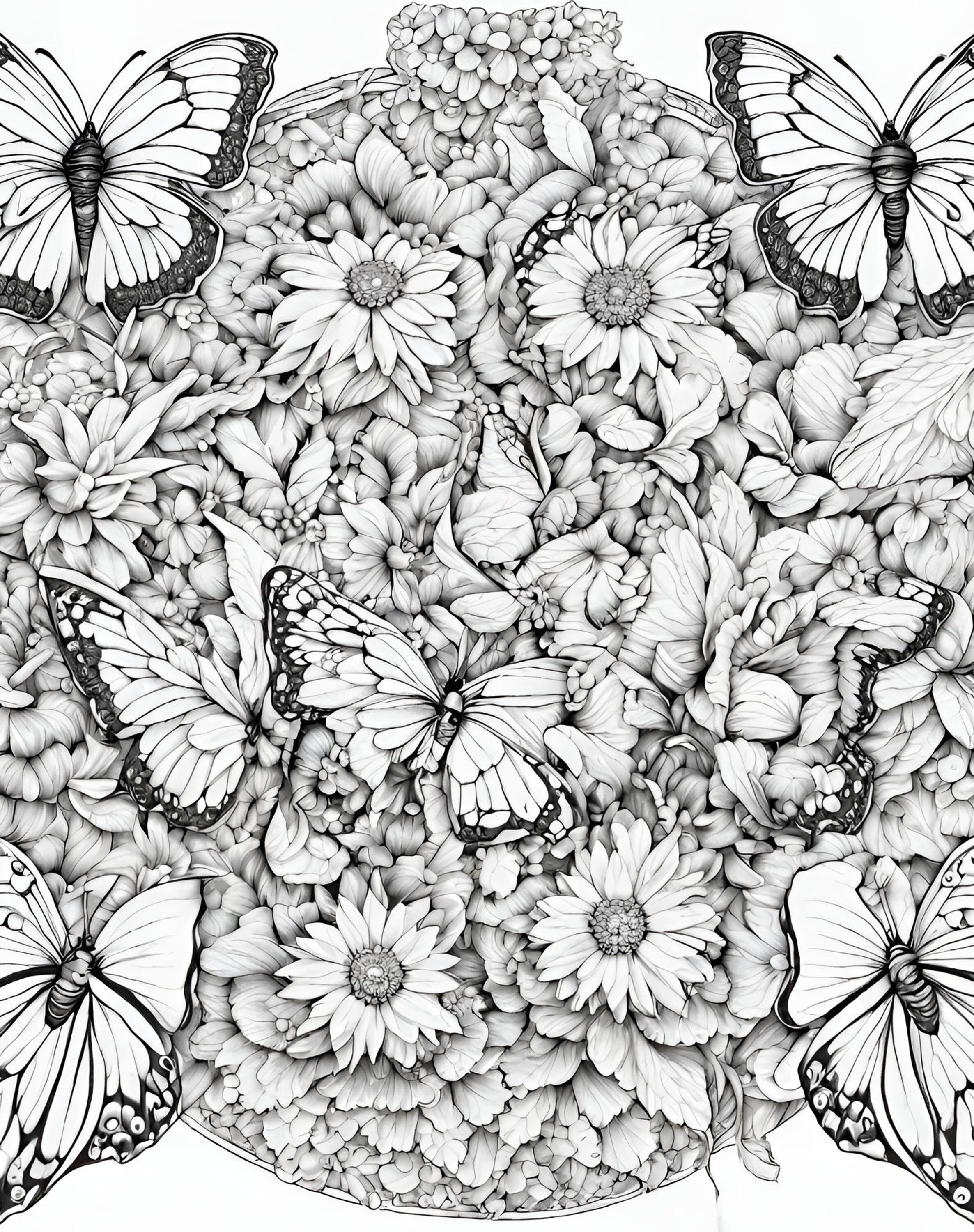 40 Mandala Coloring Pages for Adults, Printable Coloring Book ...