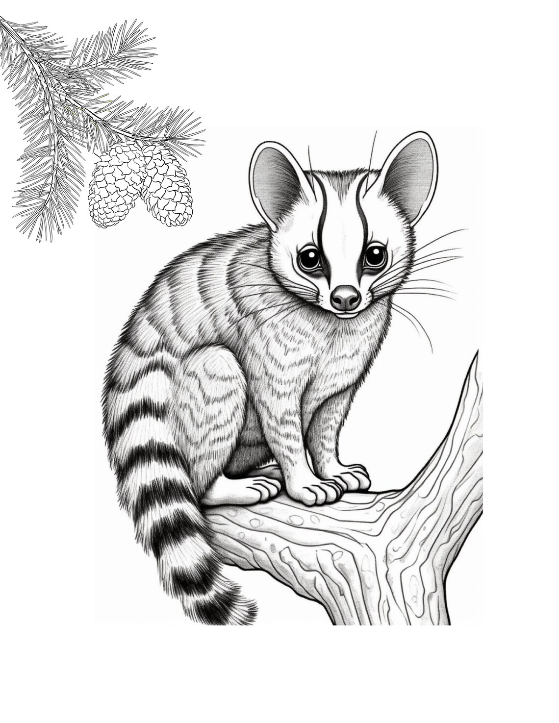 Printable Animal Coloring Book, 40 Designs, Kids & Adults (PDF Download ...