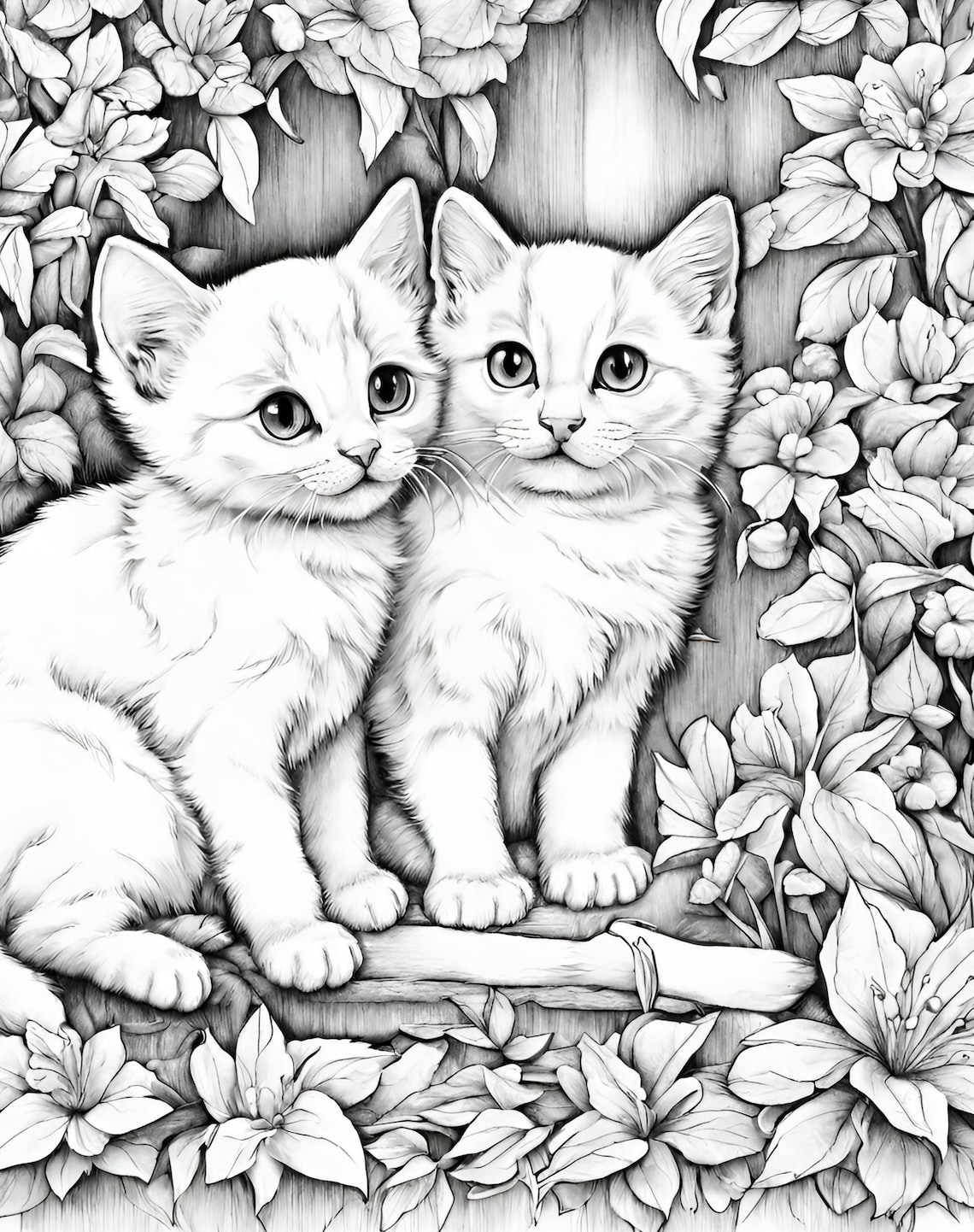 40 Printable Cats and Kittens Coloring Pages for Any Age, Animals ...