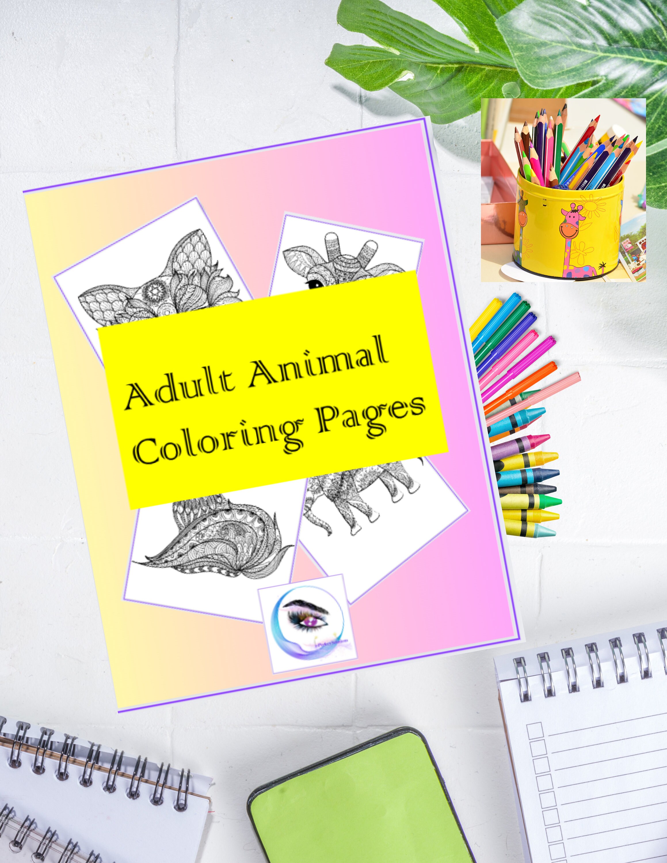 25 Downloadable Animal Coloring Pages for Adults, Printable Coloring ...