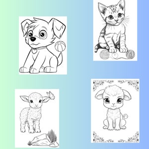 40 Printable Animal Coloring Pages for Any Age, Printable Coloring Book ...