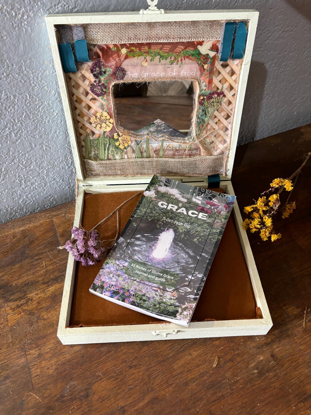 Wooden gods Grace Covers Me Light up Trinket and Jewel Box - Etsy