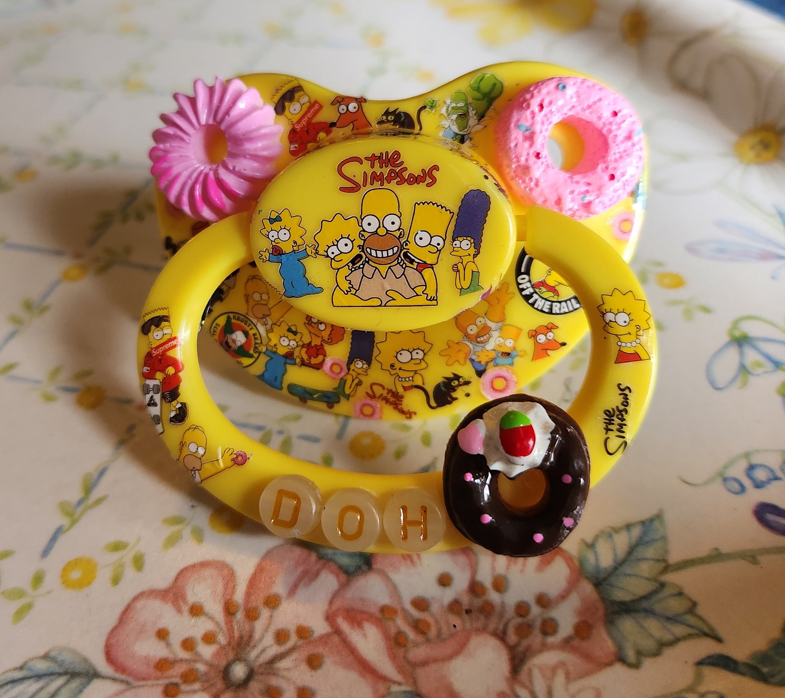 Limited Edition Simpsons Themed Adult Pacifier - Etsy
