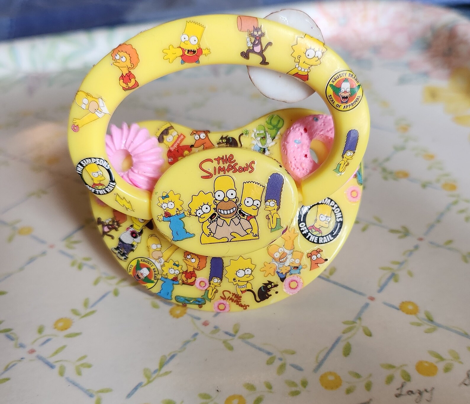 Limited Edition Simpsons Themed Adult Pacifier - Etsy