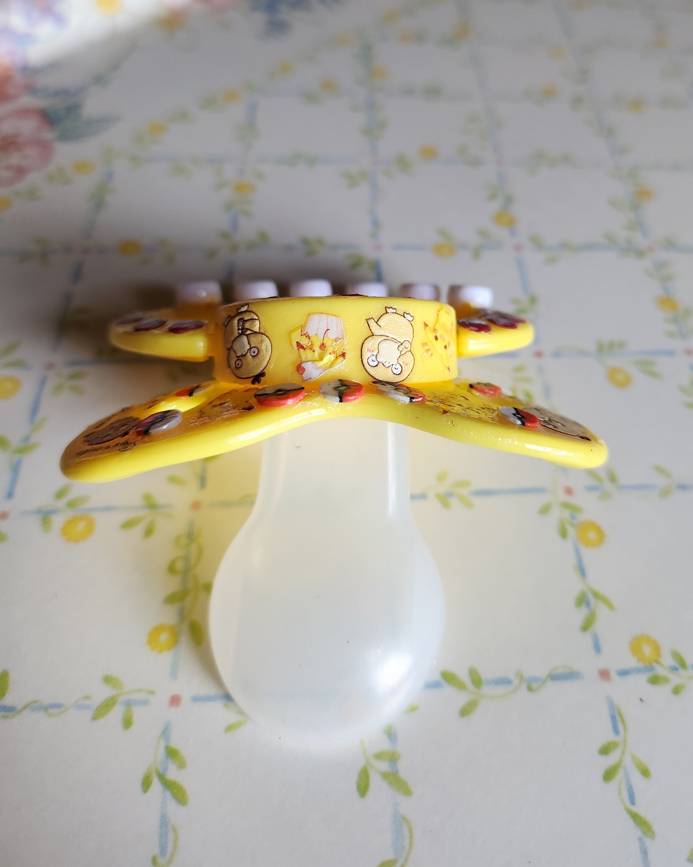 Limited Edition Pokemon Pikachu/psyduck Themed Adult Pacifier - Etsy