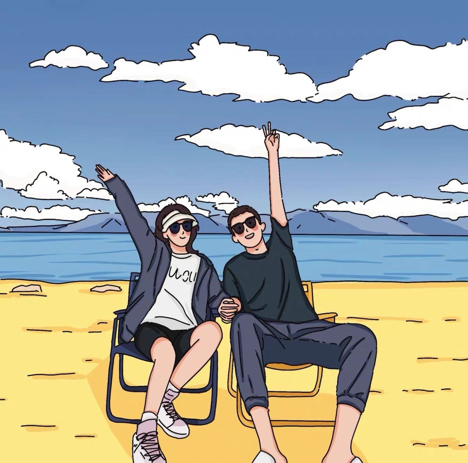Custom Manga Portrait or Avatar - Personalized Hand-drawn Illustration ...