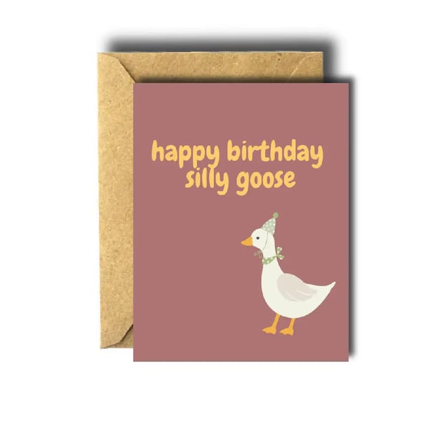 Silly Birthday Card - Etsy