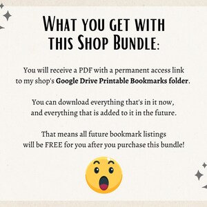 Printable Bookmarks Shop Collection Bundle | Life Access Bookmark Set ...