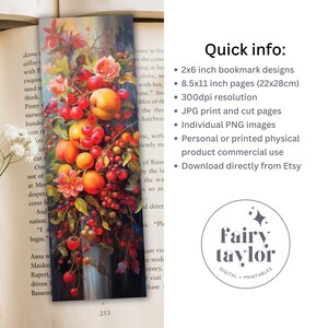 Holiday Landscape Printable Bookmarks | Digital Download JPG Pages, PNG ...