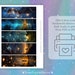 10 Starlight Printable Bookmarks JPG Pages Print and Cut, PNG Bookmark ...