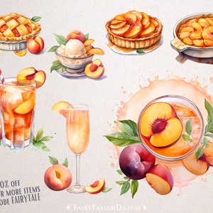 36 Peaches PNG Clipart Transparent Background Instant Download ...