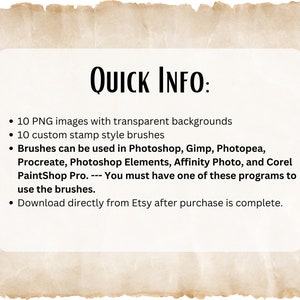 Victorian Ornaments PNG Overlays and Brushes | Photoshop, Procreate ...