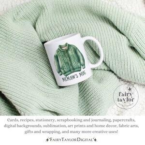 Watercolor Cozy Sweaters PNG Clipart Set | 23 Images | Digital Download ...