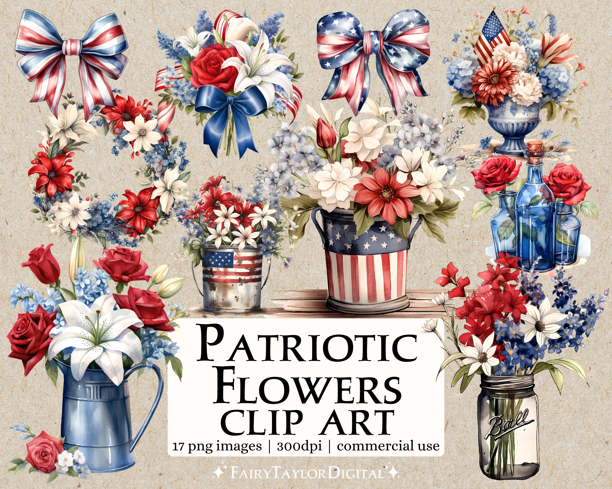 Vintage Patriotic Clip Art Free