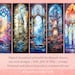 15 Fantasy Windows Printable Bookmarks, Print & Cut JPG Pages, PNG ...