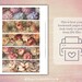 Printable Bookmark Set Rustic Floral Digital Download JPG Pages, PNG ...