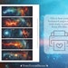 Printable Bookmark Set - Outer Space | Digital Download JPG Pages, PNG ...
