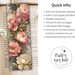 Printable Bookmark Set Rustic Floral Digital Download JPG Pages, PNG ...