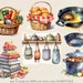 31 Country Kitchen PNG Clipart Transparent Background Instant Download ...