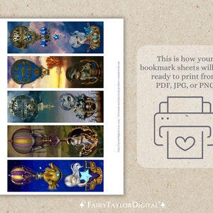 25 Strange Beauties Printable Bookmarks | JPG Print and Cut Pages, PNG ...