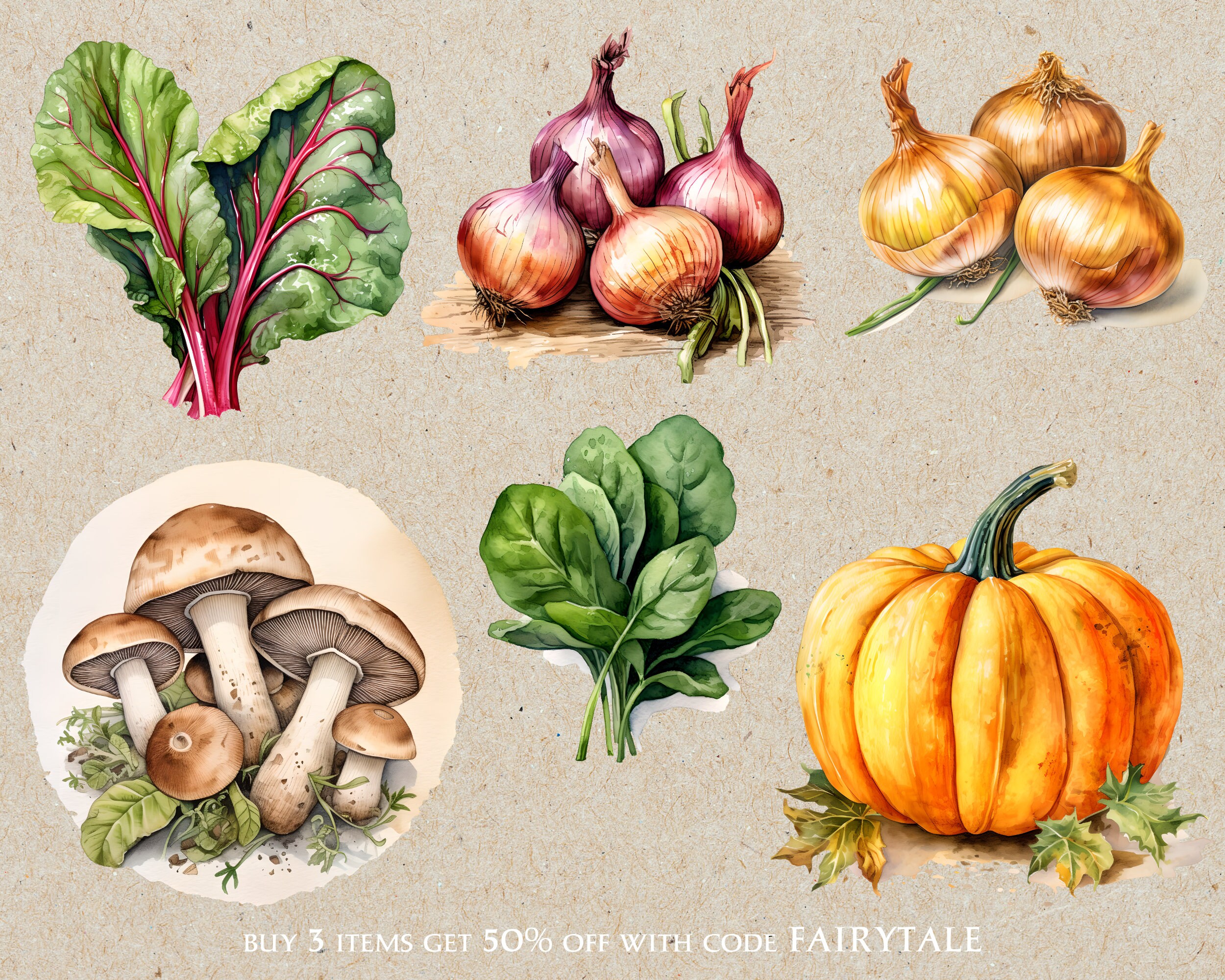 36 Vegetables PNG Clipart | Transparent Background | Instant Download ...