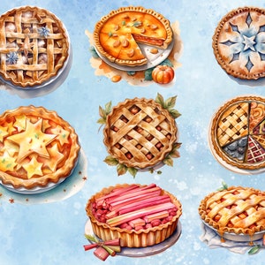 42 Pies PNG Clipart, Transparent Background, Digital Download ...