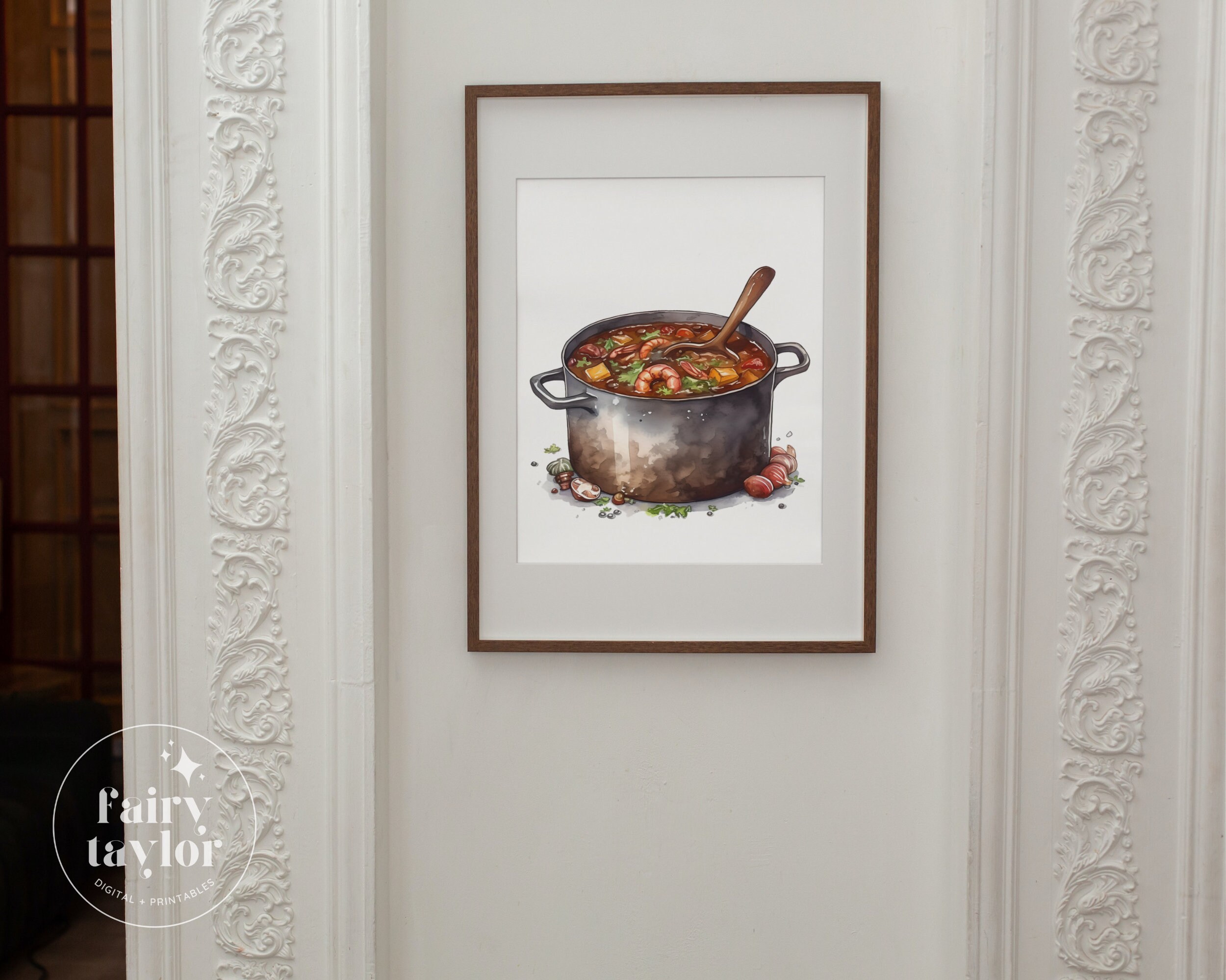 Watercolor Cajun Cooking Clip Art | 34 PNG Images With Transparent ...