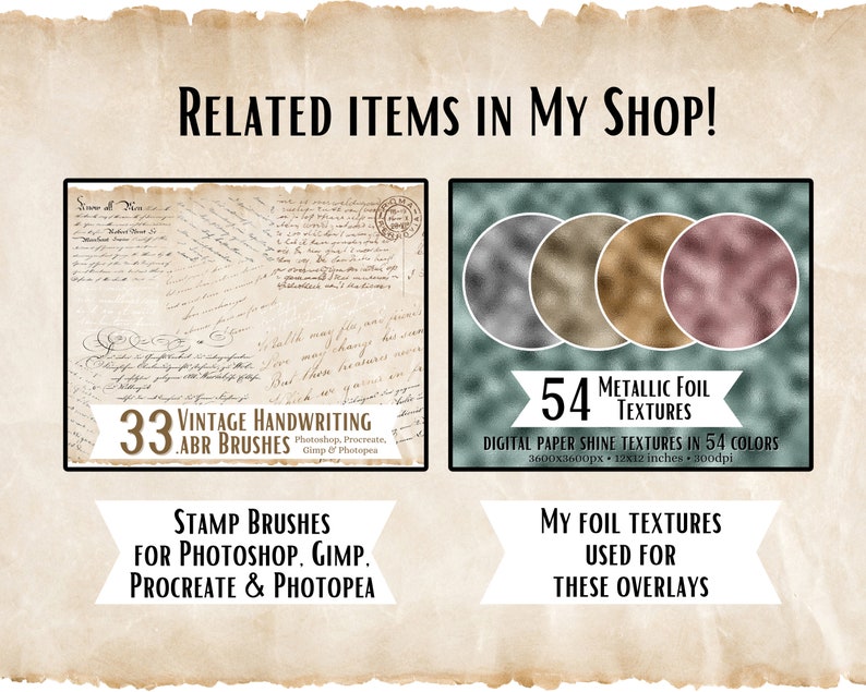 Vintage Handwriting Overlays, 33 Transparent PNG Antique Calligraphy ...