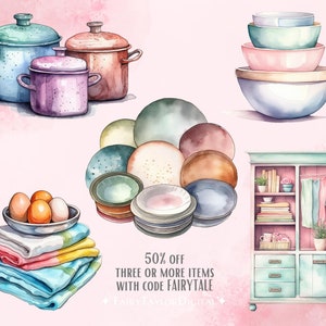 Shabby Kitchen PNG Clipart | Digital Download, Transparent Background ...