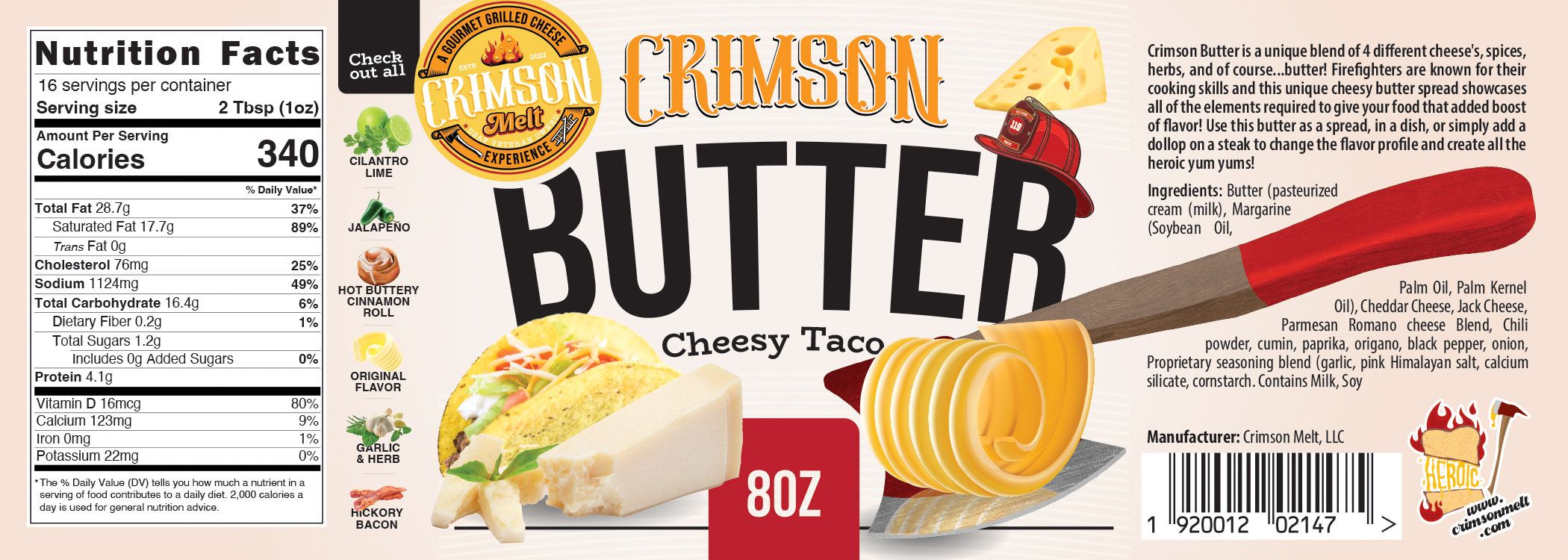 Crimson Melt Cheese Butter - Etsy